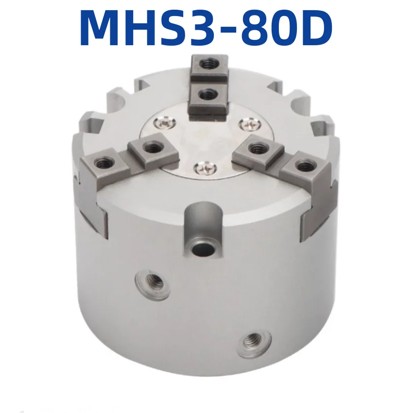 MHS3-80D NEW SMC Original Parallel Style Air Clamp 3 Finger Type ...