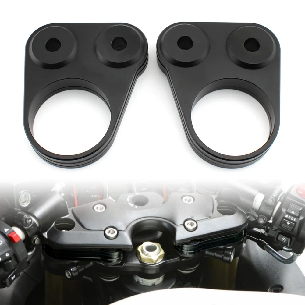 Motorcycle-Handlebar-Riser-Spacer-Kit-Mount-Clamp-For-Suzuki-GSX1300R ...