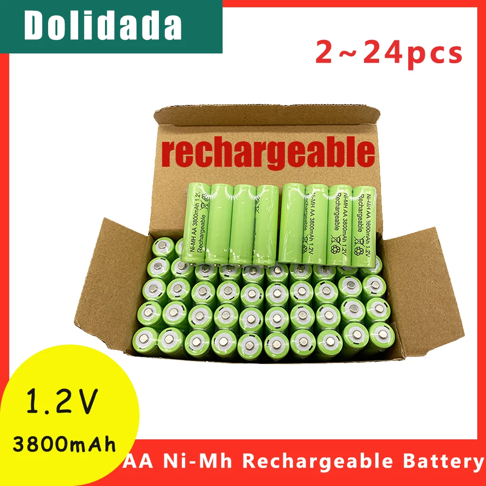 1-2v-AA-3800mah-Battery-Ni-Mh-Bateria-2a-Rechargeable-Battery-For-Mp3 ...