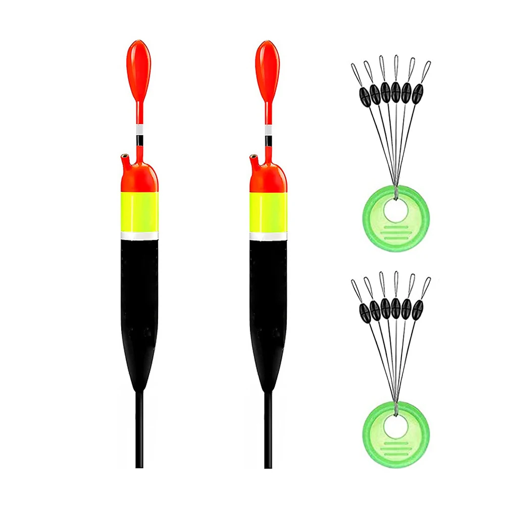 2pcs-Slip-Bobber-Fishing-Floats-and-2-pack-Float-Stops-Balsa-Slip ...