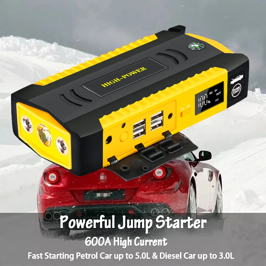 Gkfly Car Jump Starter 12v Super Power Bank Auto Start Battery Lithium ...