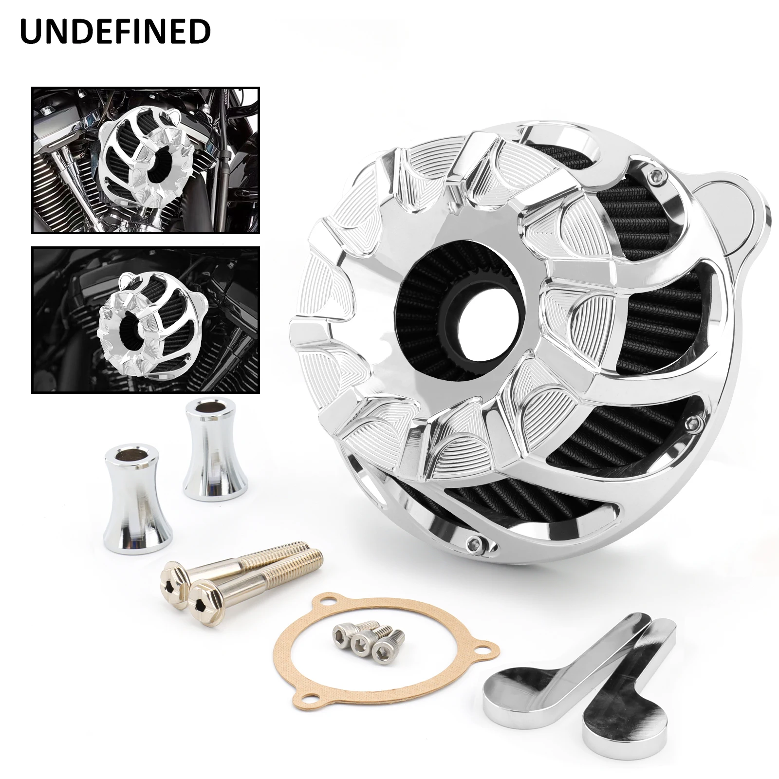 Air-Cleaner-Intake-Filter-System-Kit-For-Harley-08-16-Touring-Road-King ...