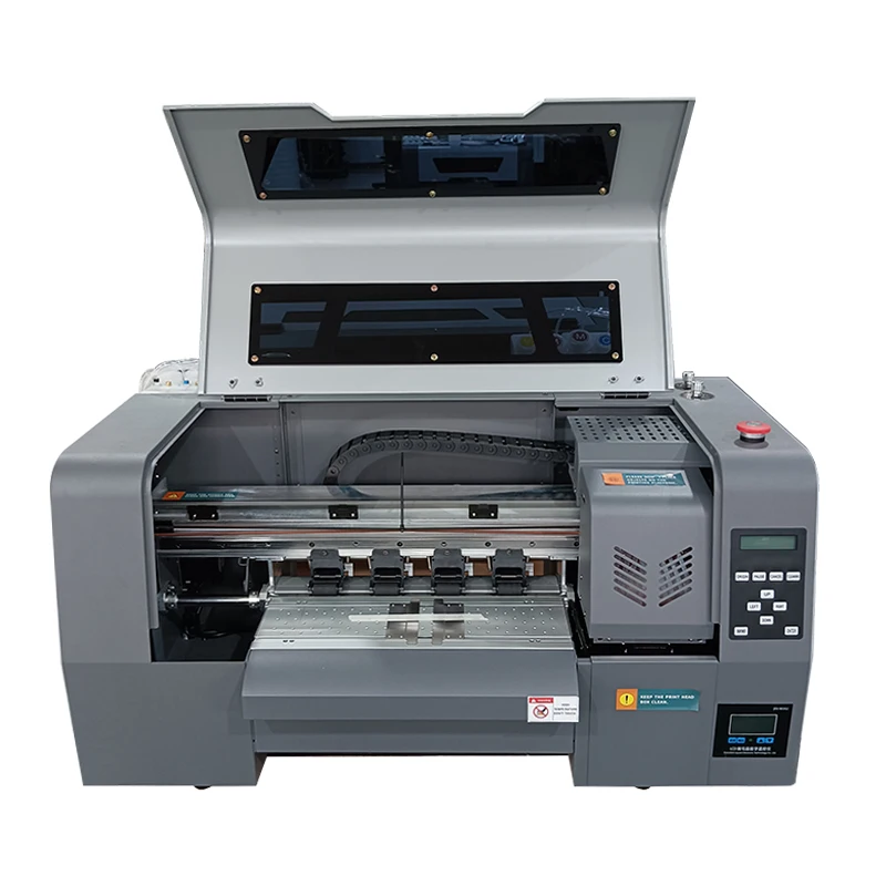 Factory cheap new shaker powder printing machine 2 xp600 head heat ...