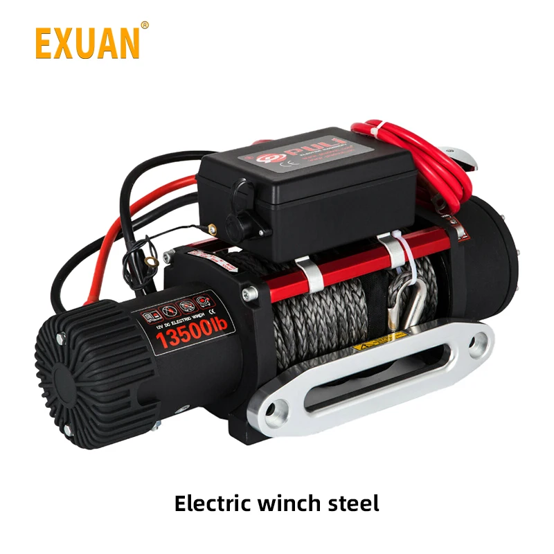 Electric-winch-12v-car-24V-off-road-vehicle-electric-hoist-hoist-self ...