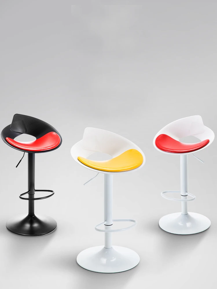 Lift Rotate Bar Restaurant Chair Cashier Bar Stool High Chairs Iron Art ...