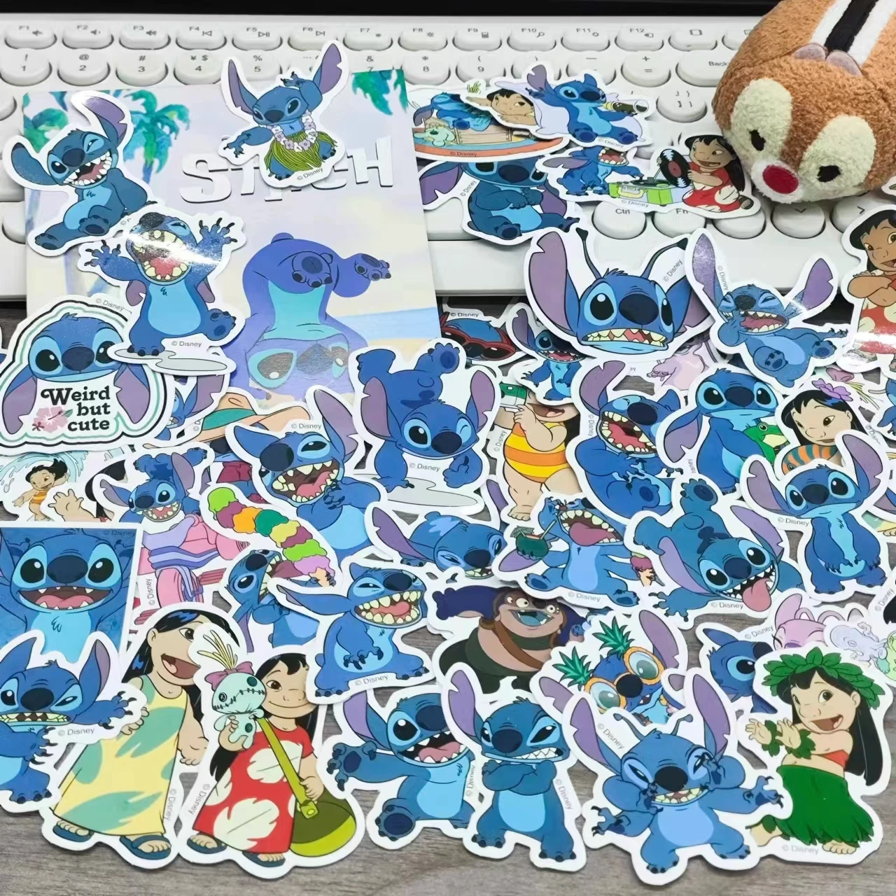 10-51PCS-Disney-Cute-Lilo-Stitch-Sticker-Stickers-Laptop-Suitcase ...