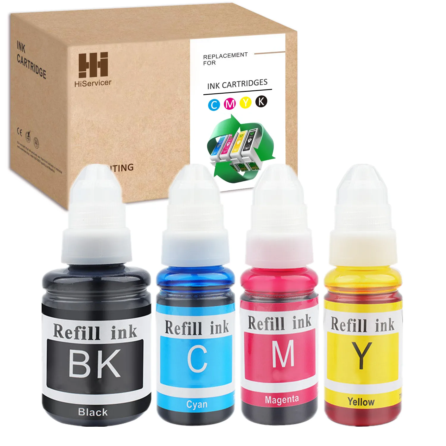 HS-Compatible-For-Canon-590-GI-590-Refill-Ink-For-Pixma-G1500-G1510 ...