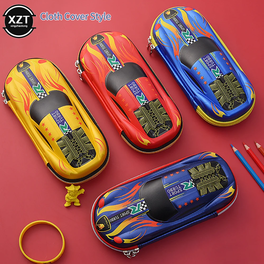 3D-Racing-Car-Pencil-Cases-Cartoons-School-Pencil-Case-for-Children ...