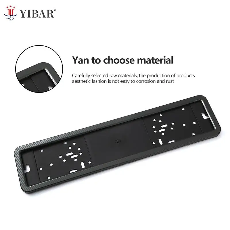 Marco-de-placa-de-matr-cula-de-coche-de-fibra-de-carbono-de-acero ...