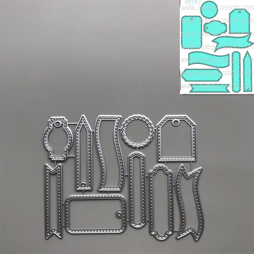 Cutting Dies Paper Label | Label Die Cutting Template | Template Die ...