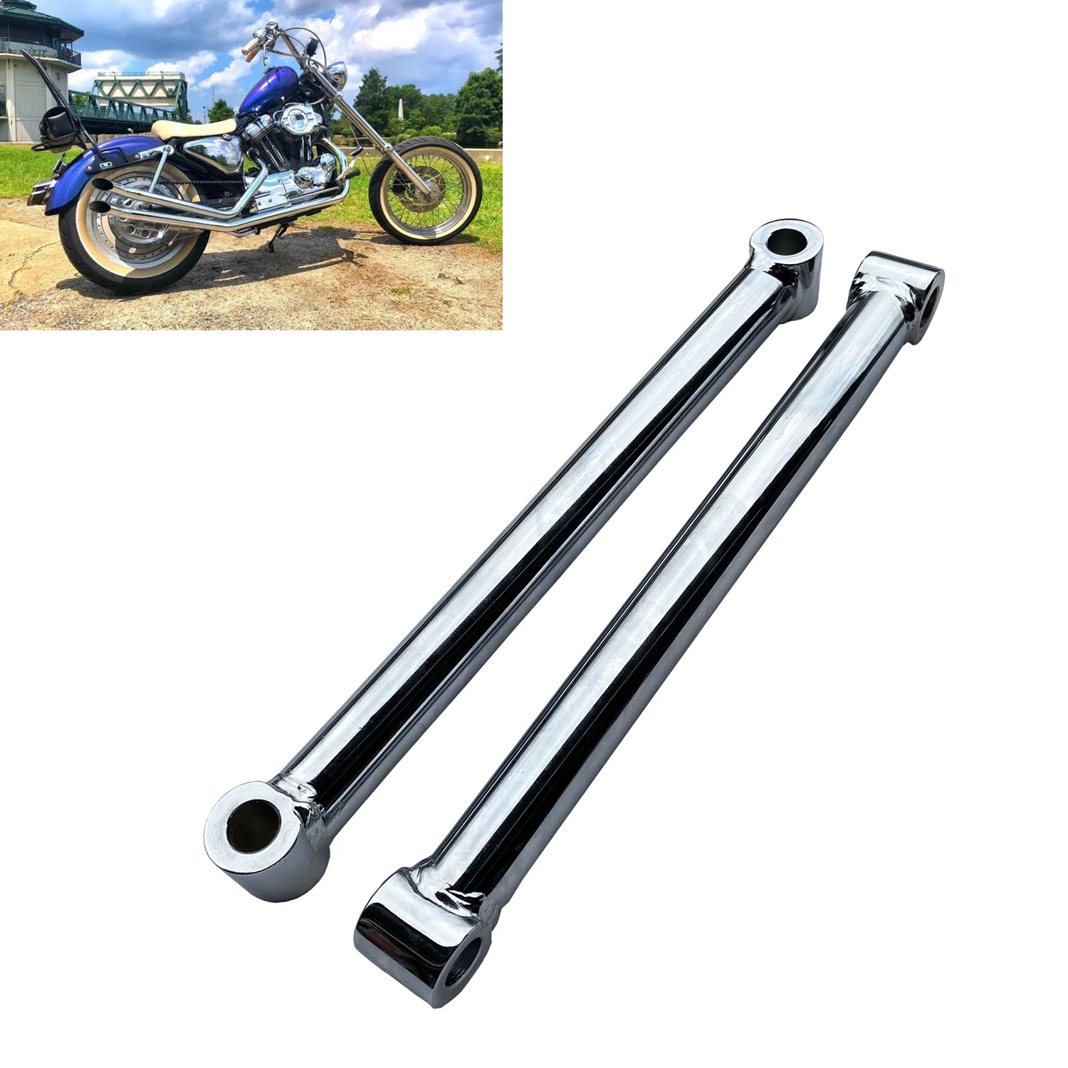 4-Lowering-Kit-10-Length-Drop-Rigid-Hardtail-Struts-For-Harley ...