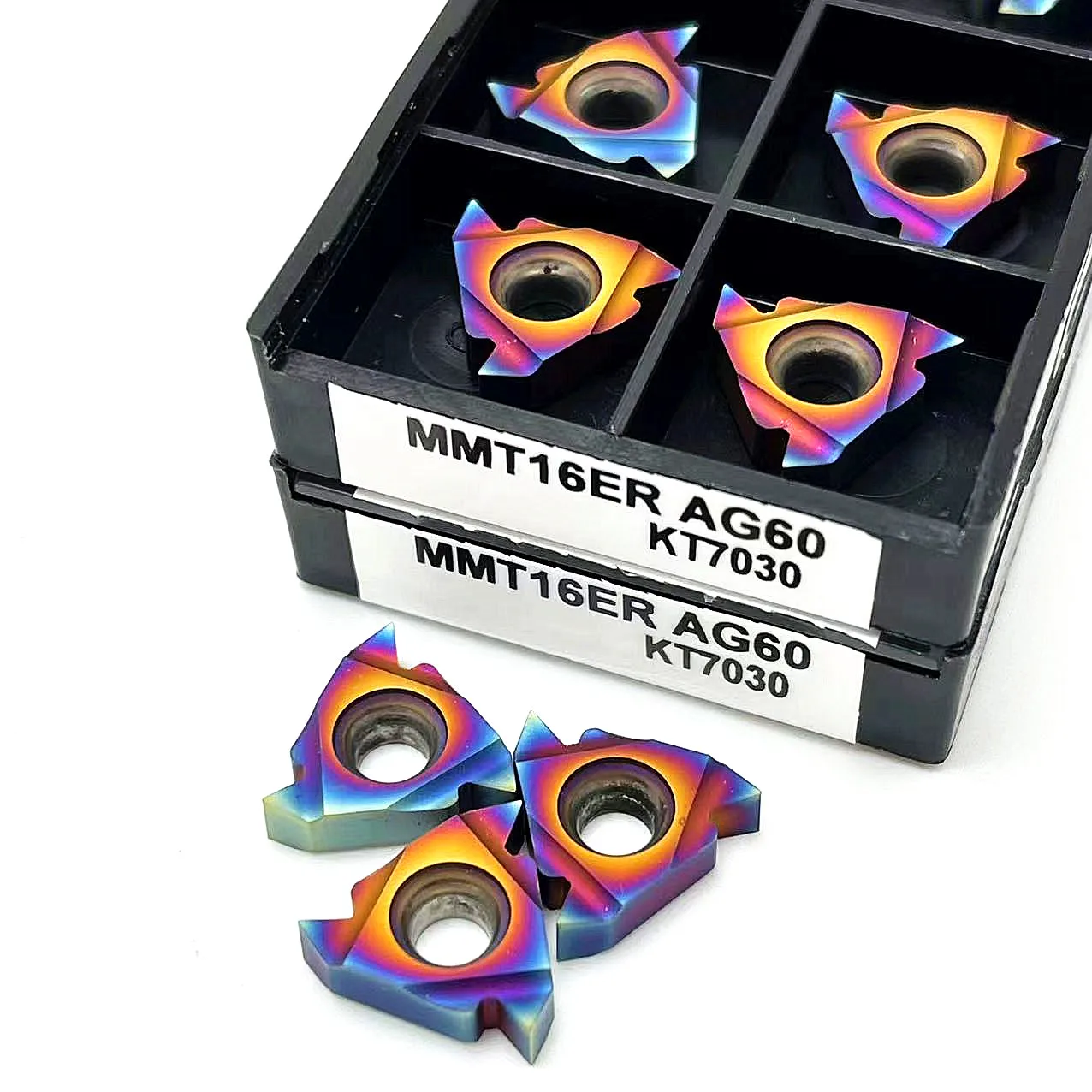 Mmt16Er Ag60 Kt7030 Karbide Insers Szál Forduló Szerszámvágó Szerszám Eszterga Cnc Eszköz ...