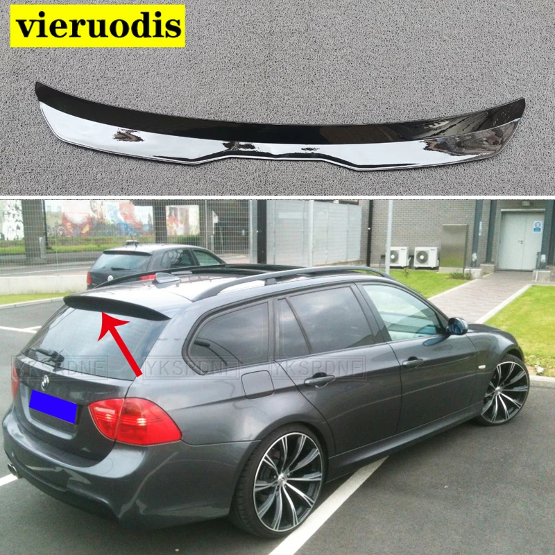 Spoiler Extension For Bmw 3 E91 M-pack Facelift 3 Series Touring 2005 ...