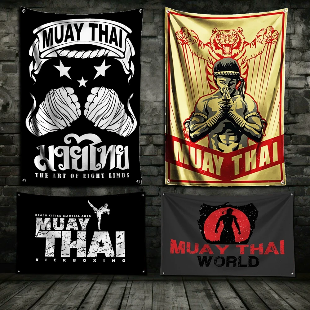 3x5 Ft M-Muay Thai Knowledges Racing Flag Polyester Printed Cars Flags ...
