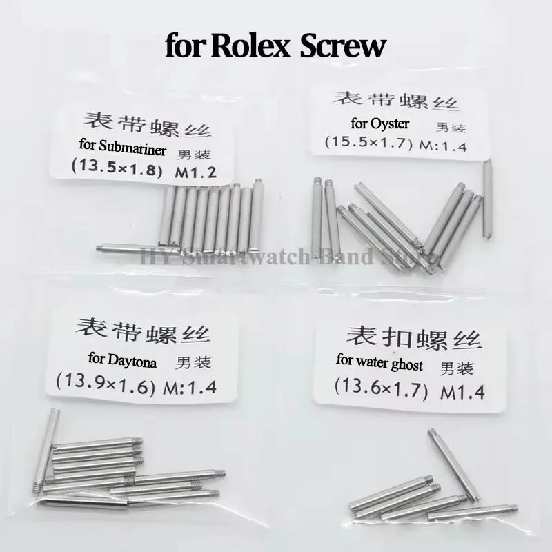 Watchband-Screw-Rod-for-Rolex-Metal-Strap-Stainless-Steel-Watch-Band ...