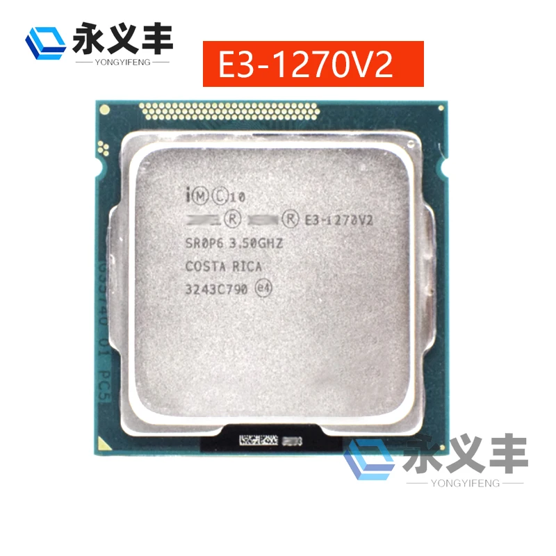 Intel Xeon CPU E3-1270V2 Processador 3.50GHz 8M quad-core slot 1155 E3 ...