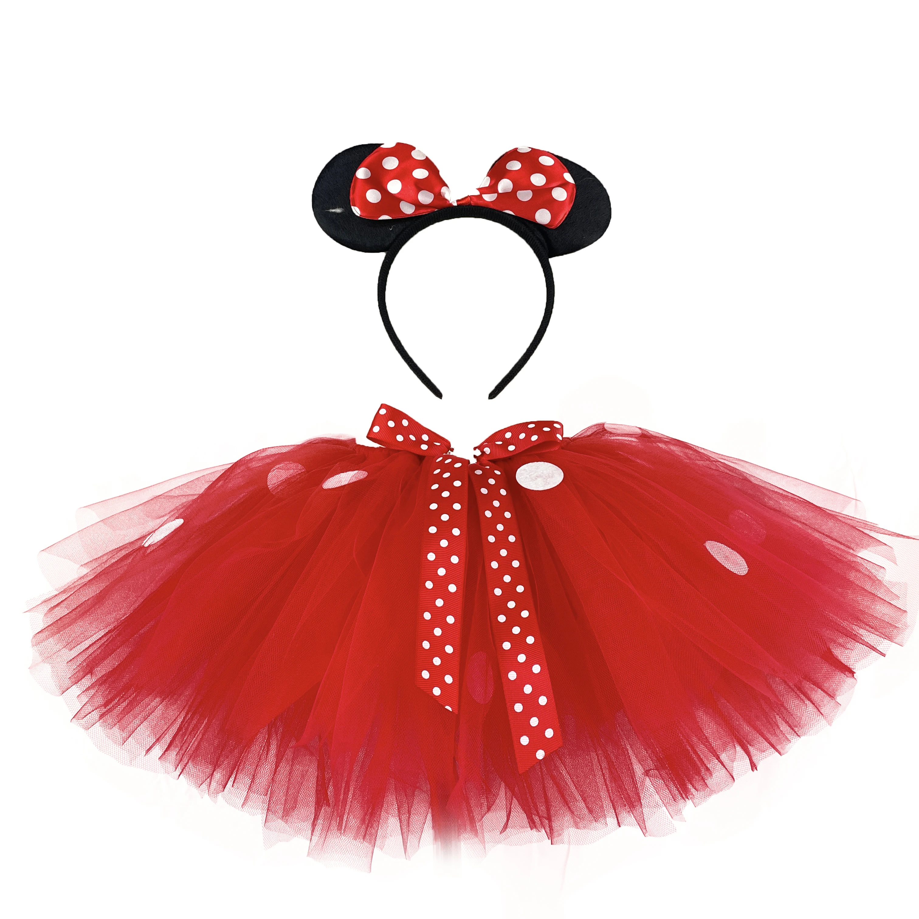 Girls-Red-Mickey-Tutu-Skirts-Kids-Tulle-Skirts-Ballet-Pettiskirt-With ...