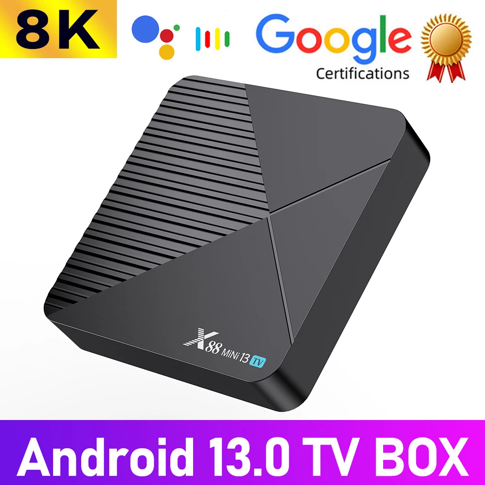 New-Google-Certifications-X88-Smart-TV-Box-Android-13-Rockchip-RK3528 ...