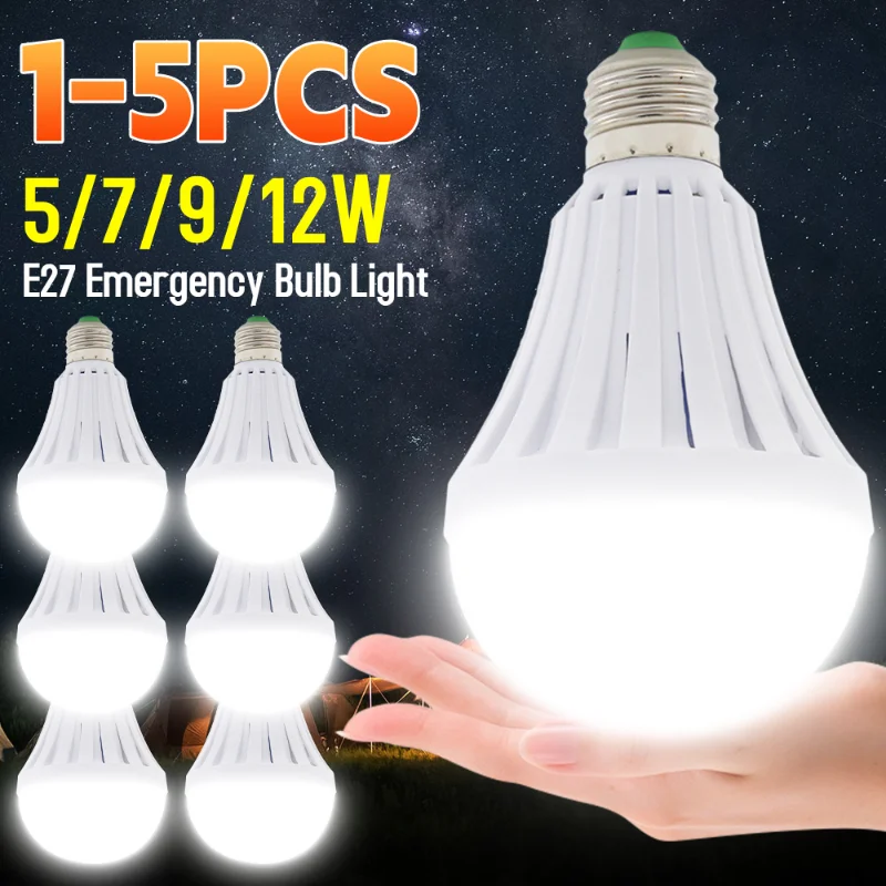 1-5PCS-Smart-Emergency-Light-E27-Camping-Lantern-Bulb-LED-Touch-Light ...