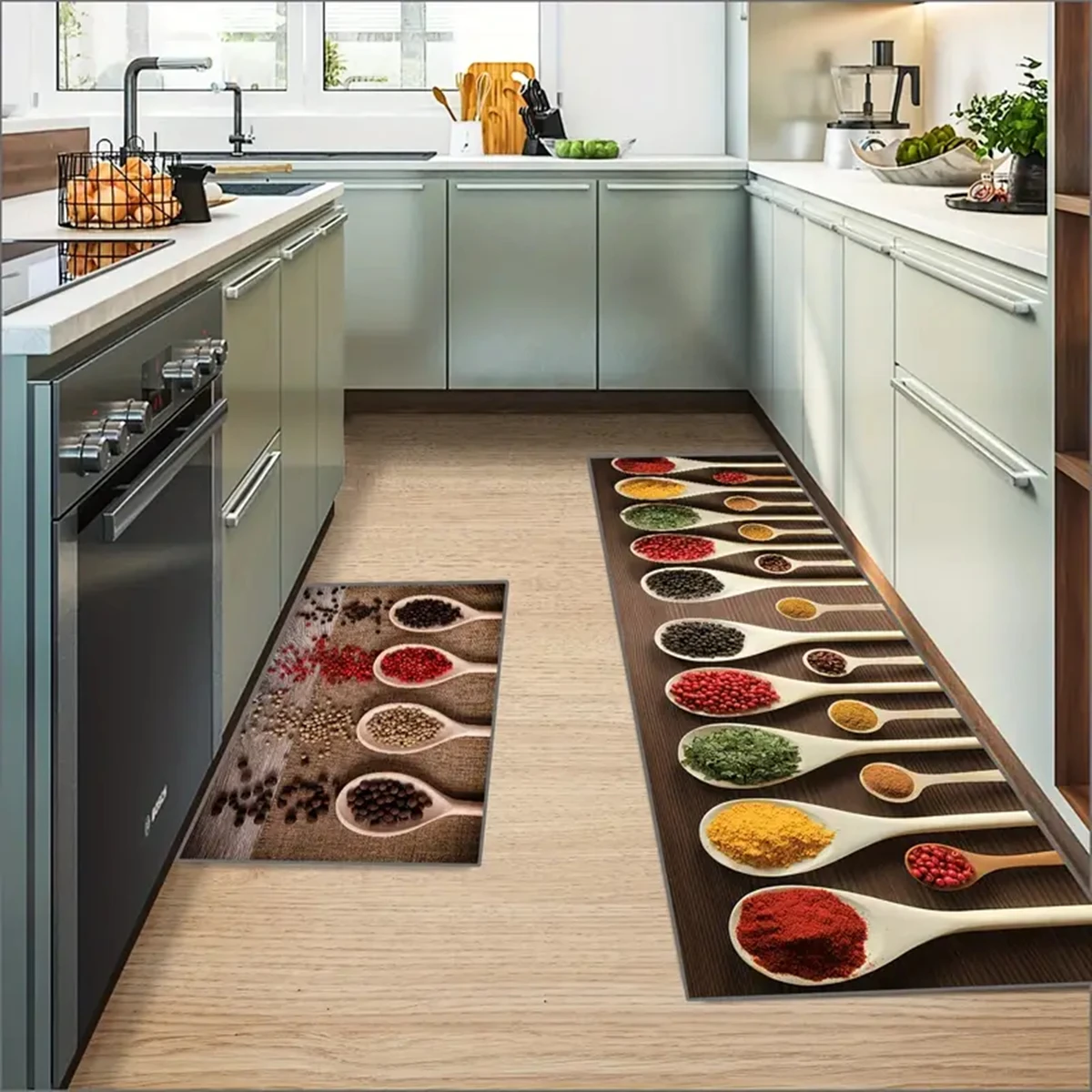 1 pc Kitchen rugs non-slip kitchen mat big size kitchen carpet machine ...