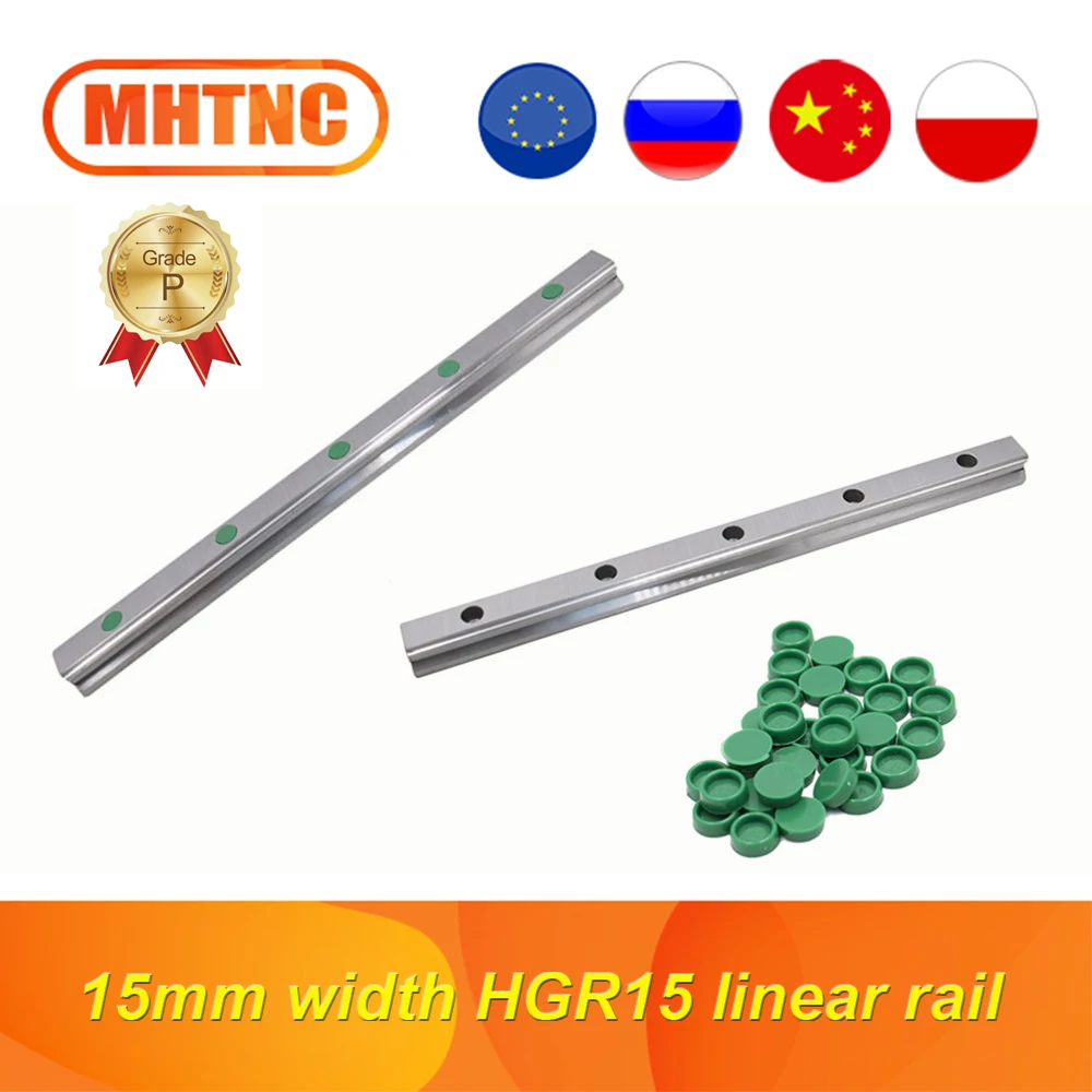 1pcs/lot 2pcs/lot 3pcs/lot linear rail HGH15 / HGR15 200 1550mm linear ...