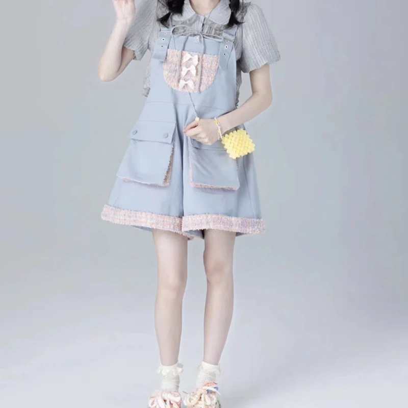 Preppy-Style-Peter-Pan-Collar-Women-s-Summer-Suit-Sweet-Age-Reduction ...