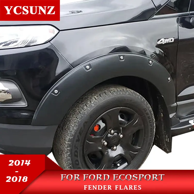 Guardabarros-negros-con-tuercas-para-Ford-Ecosport-2014-2015-2016-2017 ...