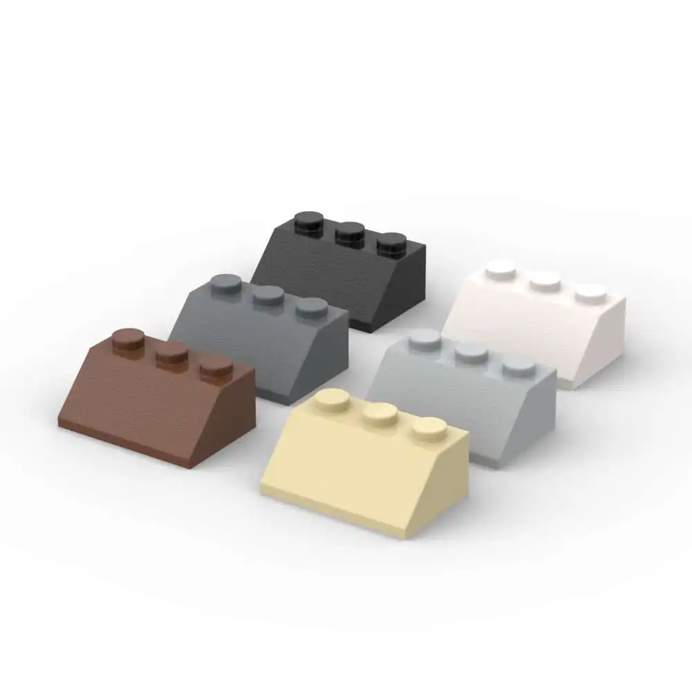 MOC-10PCS-3038-Slope-45-Building-Blocks-Kit-2x3-House-Castle-Brick ...