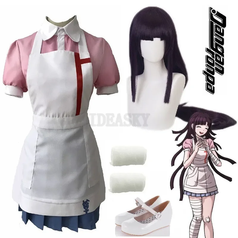 Dangan-Ronpa-2-Mikan-Tsumiki-Danganronpa-Dress-Clothes-Plus-Size-Wig ...