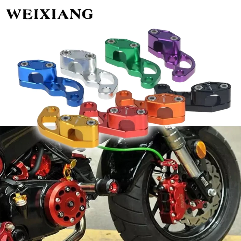 Aluminum Brake Cable Tube Clamp Kit | Aluminum Motorcycle Hose Tube ...