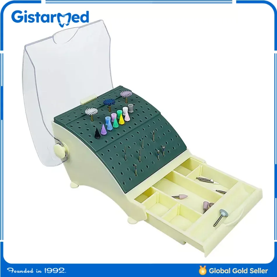 142-Holes-Plastic-Dental-Burs-Box-With-Drawer-Drills-Bur-Sterilizer ...