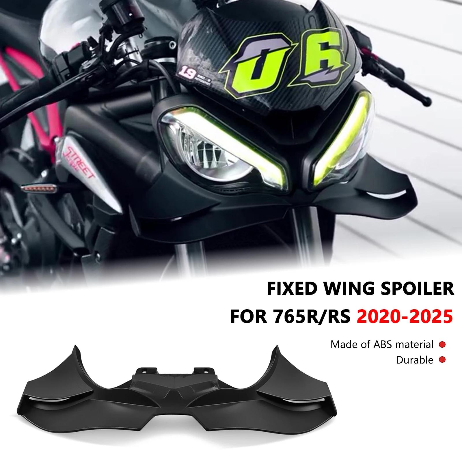 For Street Triple 765R 765RS 765 R RS 2020-2025 2024 Front Spoiler ...
