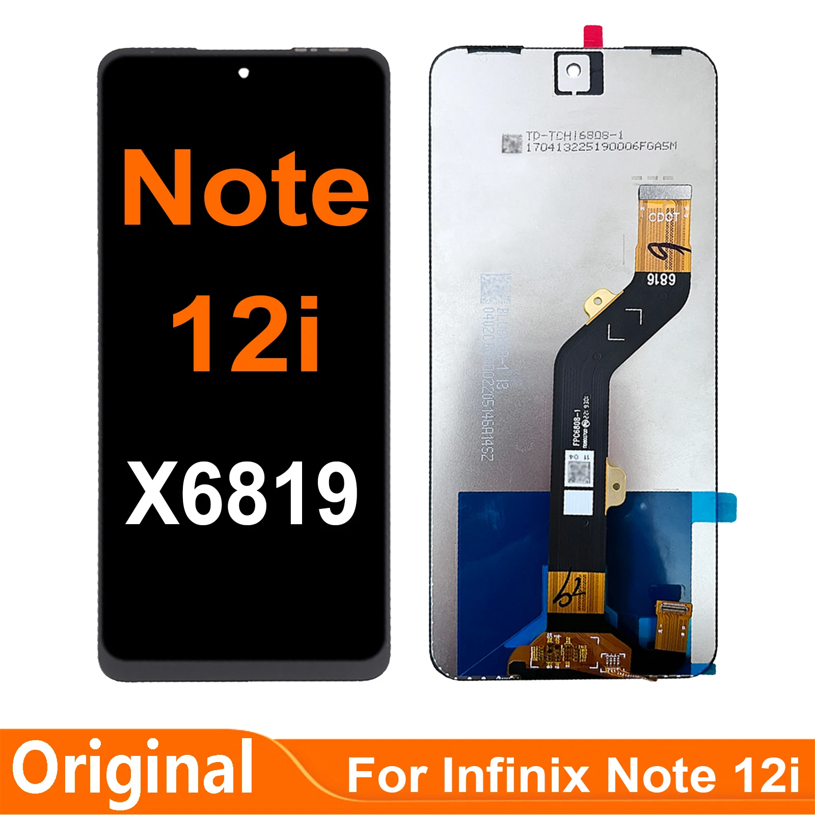 6-82-Original-For-Infinix-Note-12i-X6819-LCD-Display-Touch-Screen ...