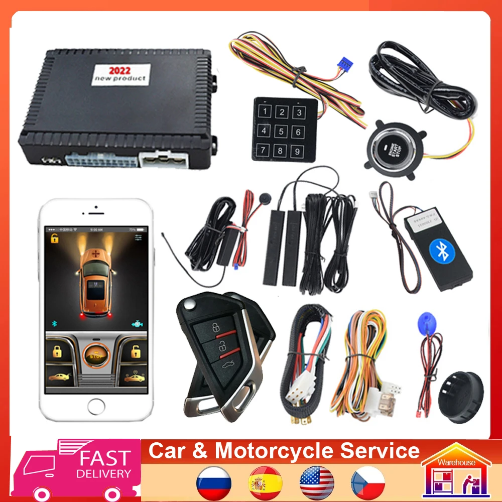 2022 New Fashion Cardot Start Stop Keyless Entry Start System Passpad ...