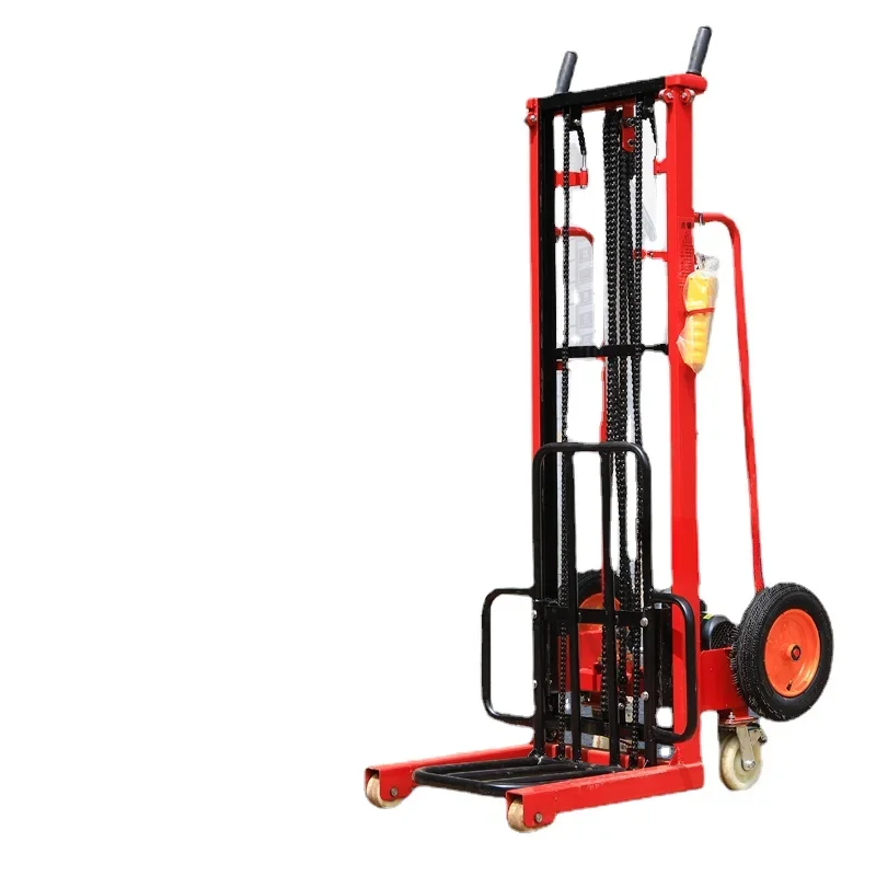 Electric-stacker-220v-simple-forklift-lift-small-forklift-brick-machine ...