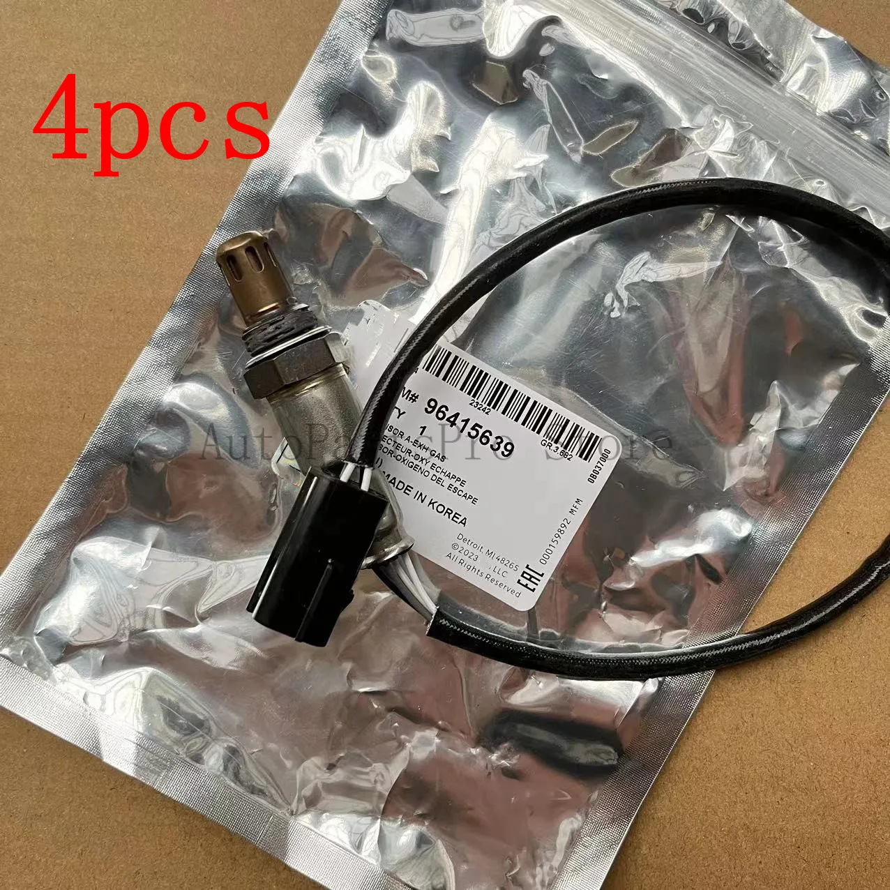 4pcs-96415639-4-wires-Lambda-Sensor-O2-Sensor-Oxygen-Sensor-For ...