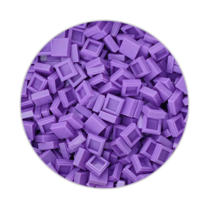 200/330/660 piezas MOC Pixel Partículas Placa Lisa 1x1 DIY Bloques de ...