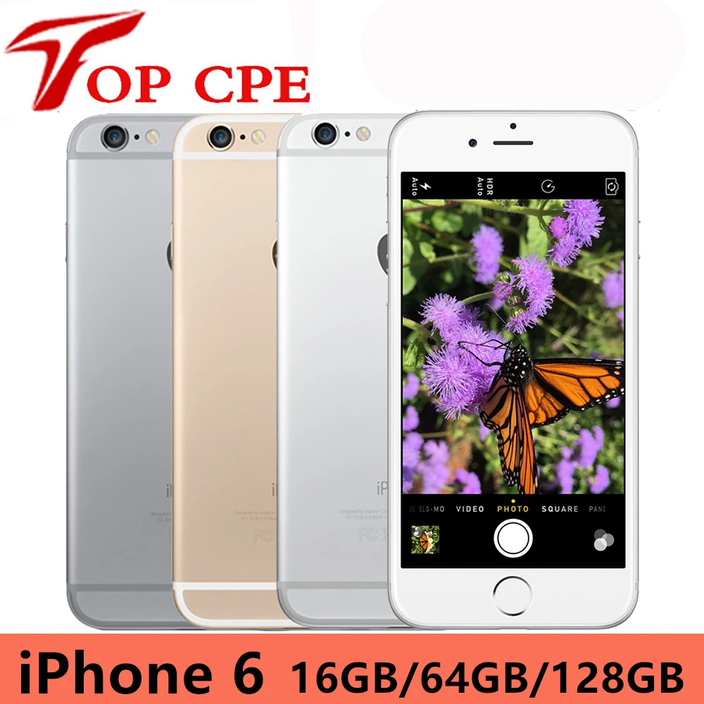 Apple Iphone 6 Original desbloqueado, teléfono móvil 4G de 6 pulgadas ...