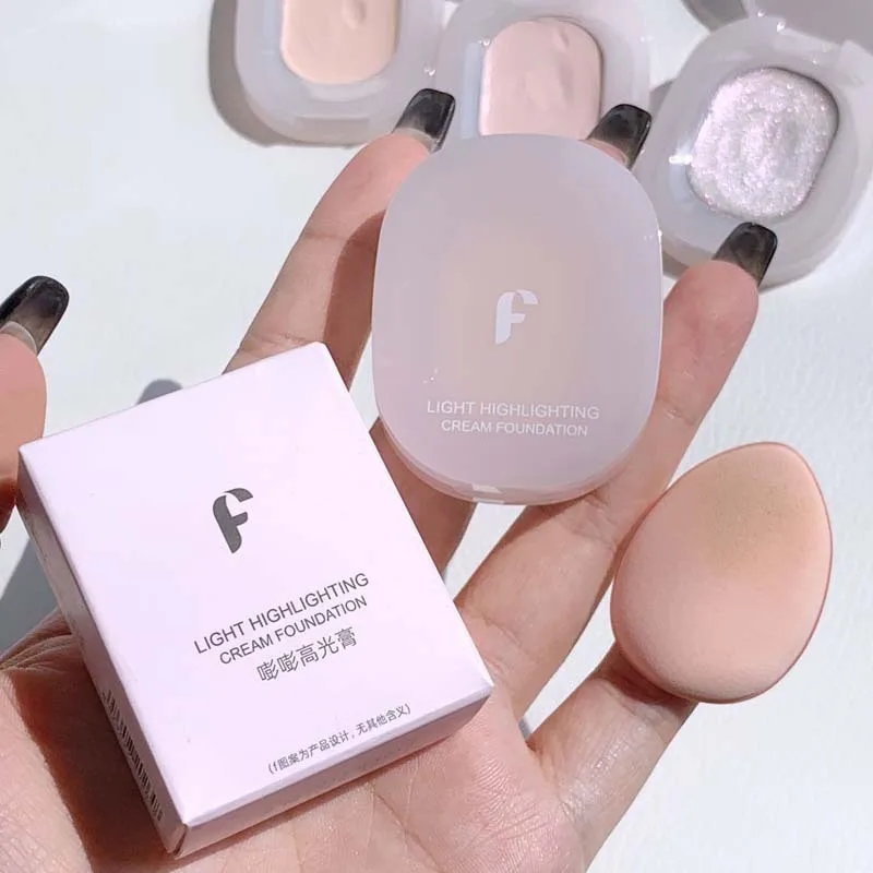 4 Colors Contouring Matte Highlighter Cream Pearlescent Luminizer ...