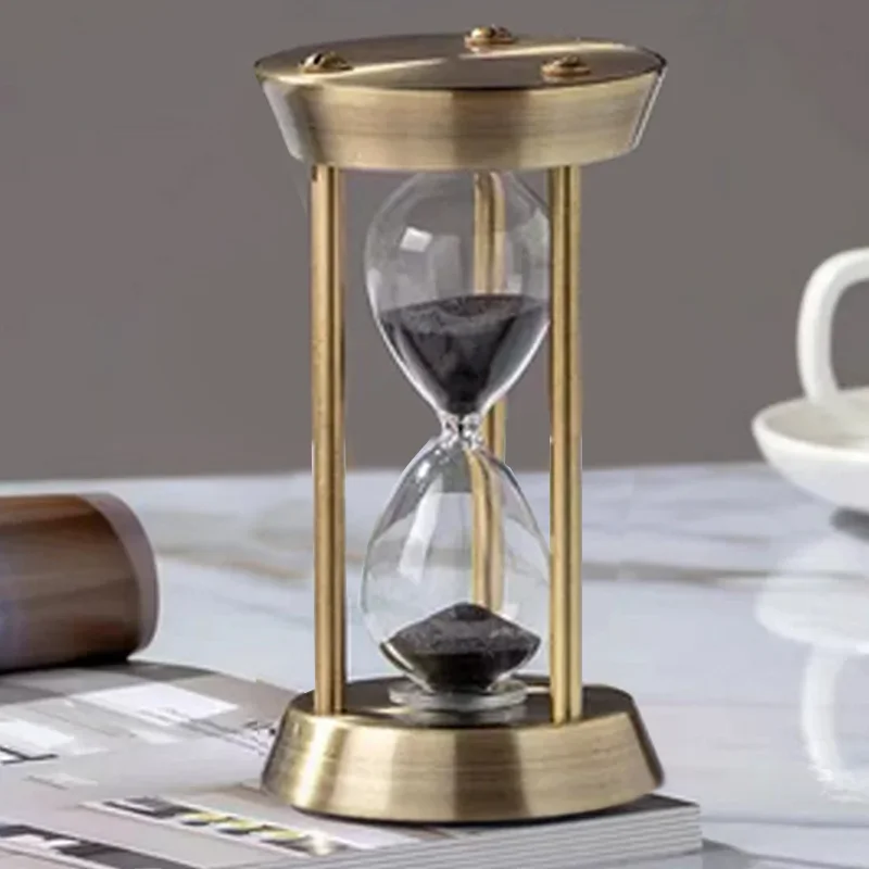 1-15-Minutes-Vintage-Metal-Hourglass-Timer-European-Sandglass-Sand ...
