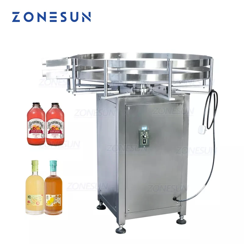 Zonesun Zs-sp1000z Automatic Rotary Round Bottle Collecting Sorting ...