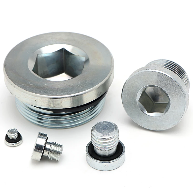 Galvanization Hexagon Bolts With Sealing Ring Screws Metal Plug ...