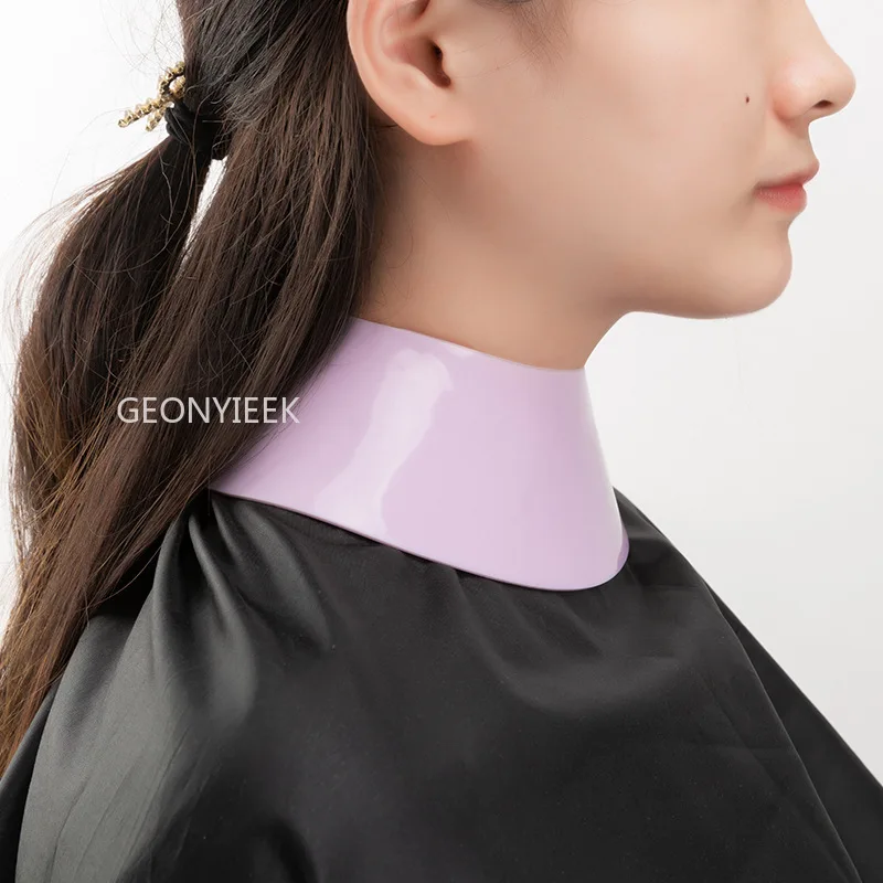 Silicone-Stylist-Cutting-Collar-Hair-Dyeing-Shawl-Waterproof-Neck-Cape ...
