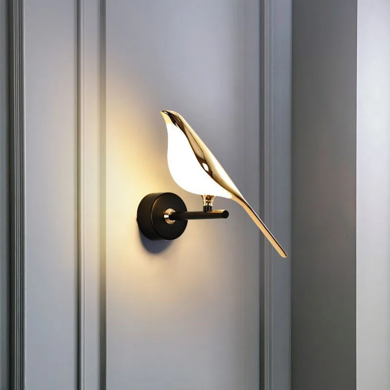 LED-Bird-shaped-Wall-Light-Rotatable-Megpie-Wall-Lamp-for-Corridor ...