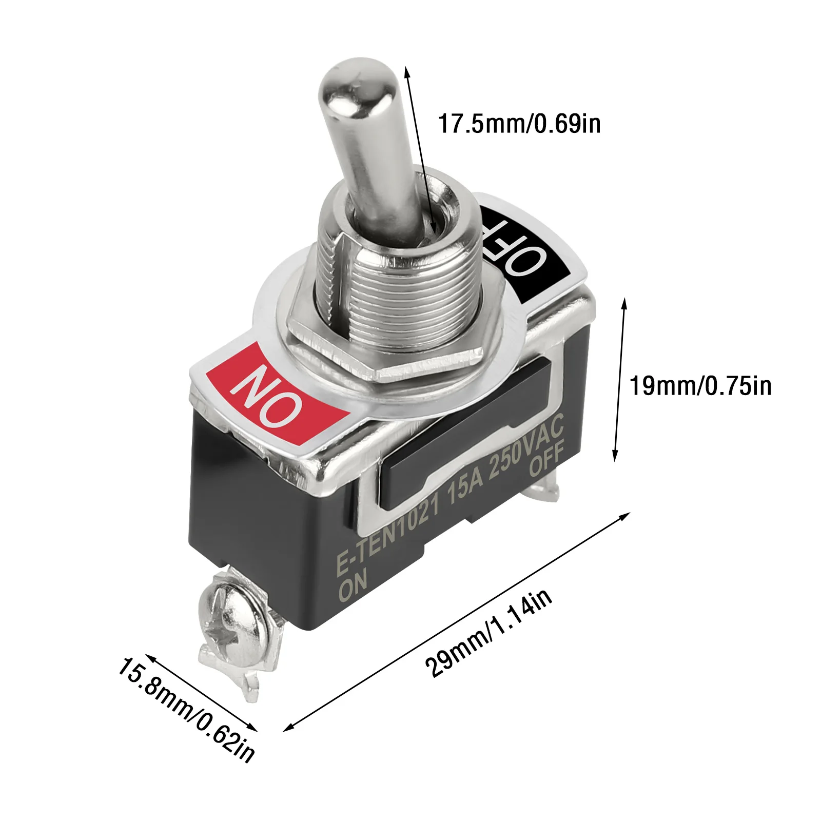 5pcs-Heavy-Duty-Toggle-Switch-Waterproof-Cover-12V-ON-OFF-Car-Dash ...