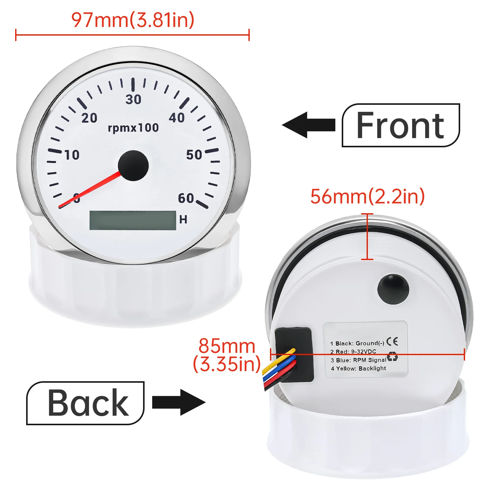 Small Tachometer For Car