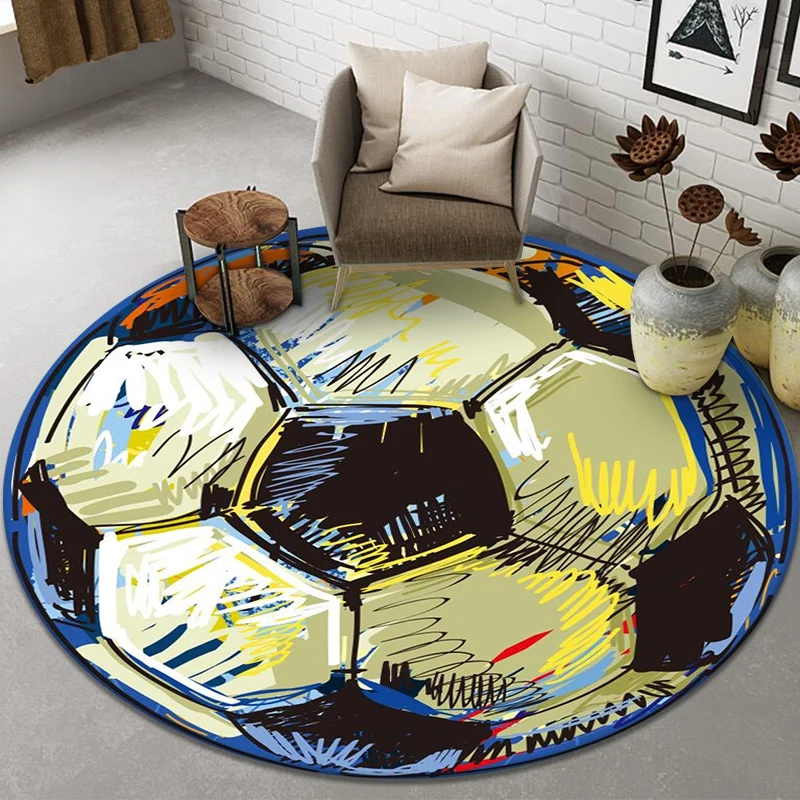 Football Carpet Kids Room | Carpet Football Living Room | Boys Football ...