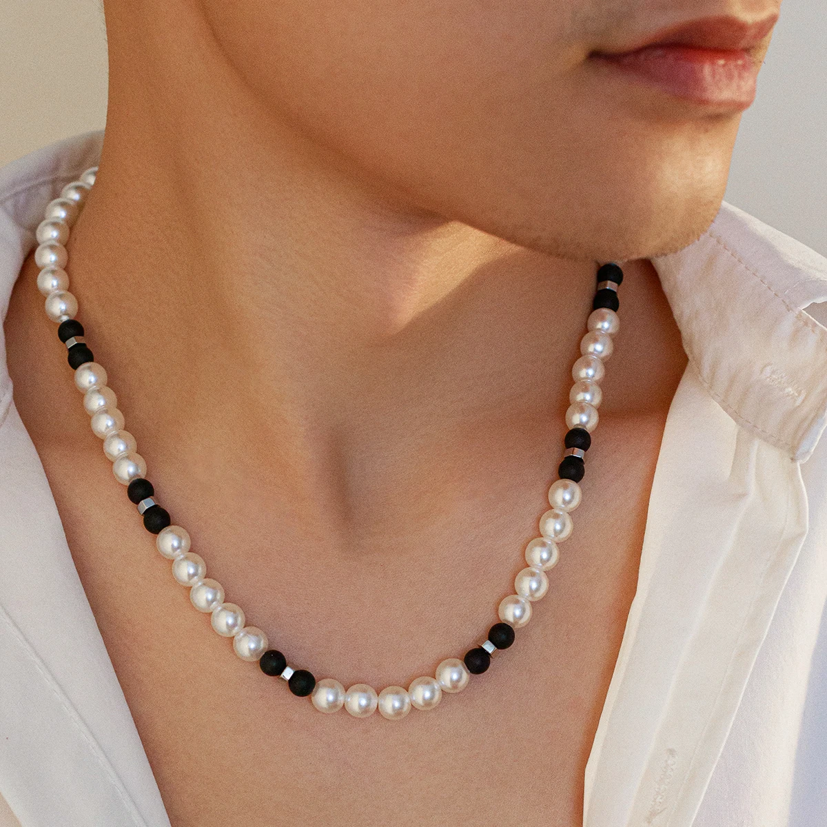 Ingemark-Creative-Imitation-Pearl-Polymer-Clay-Choker-Necklace-Women ...