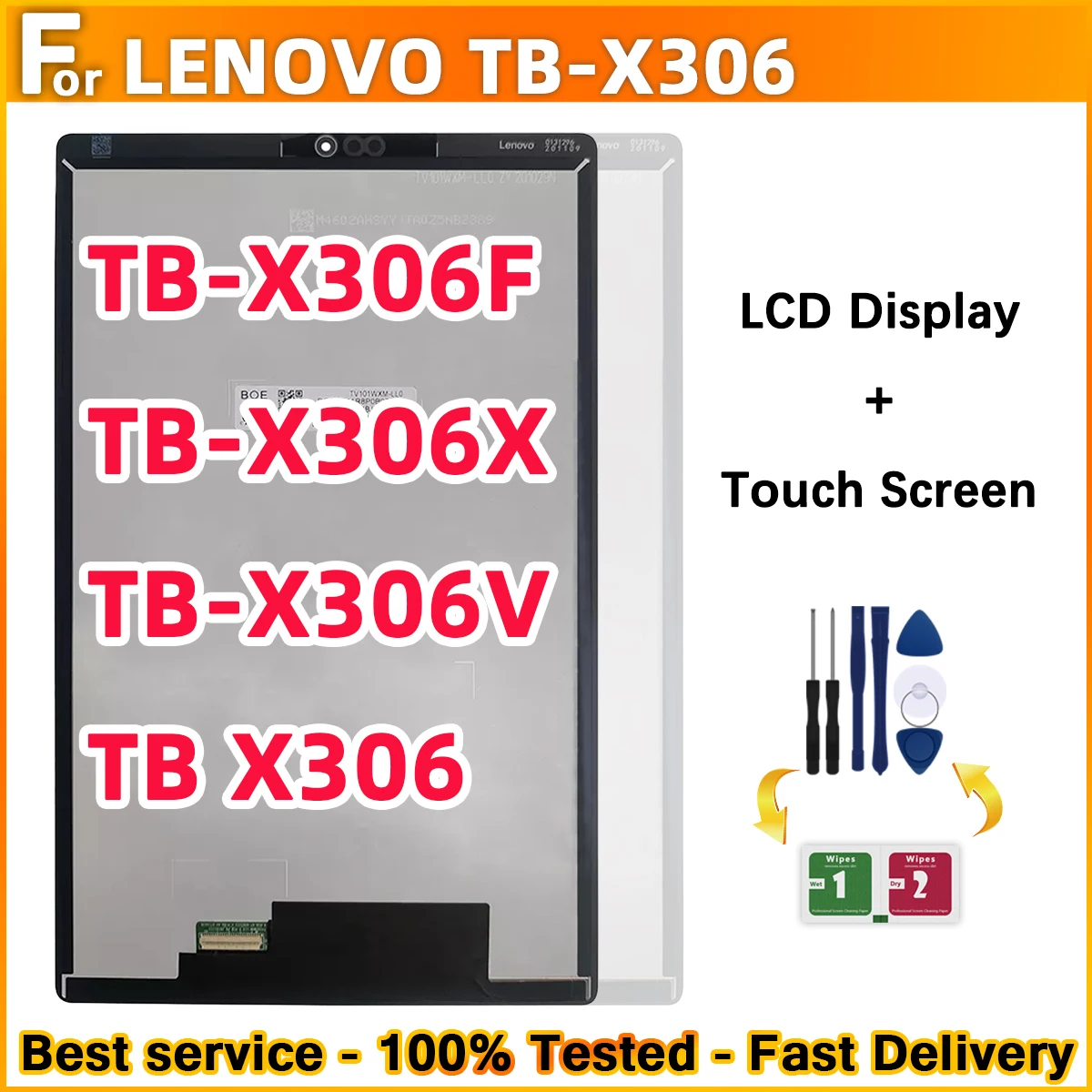 For-Lenovo-Smart-Tab-M10-HD-2nd-Gen-TB-X306X-TB-X306F-X306-LCD-Display ...