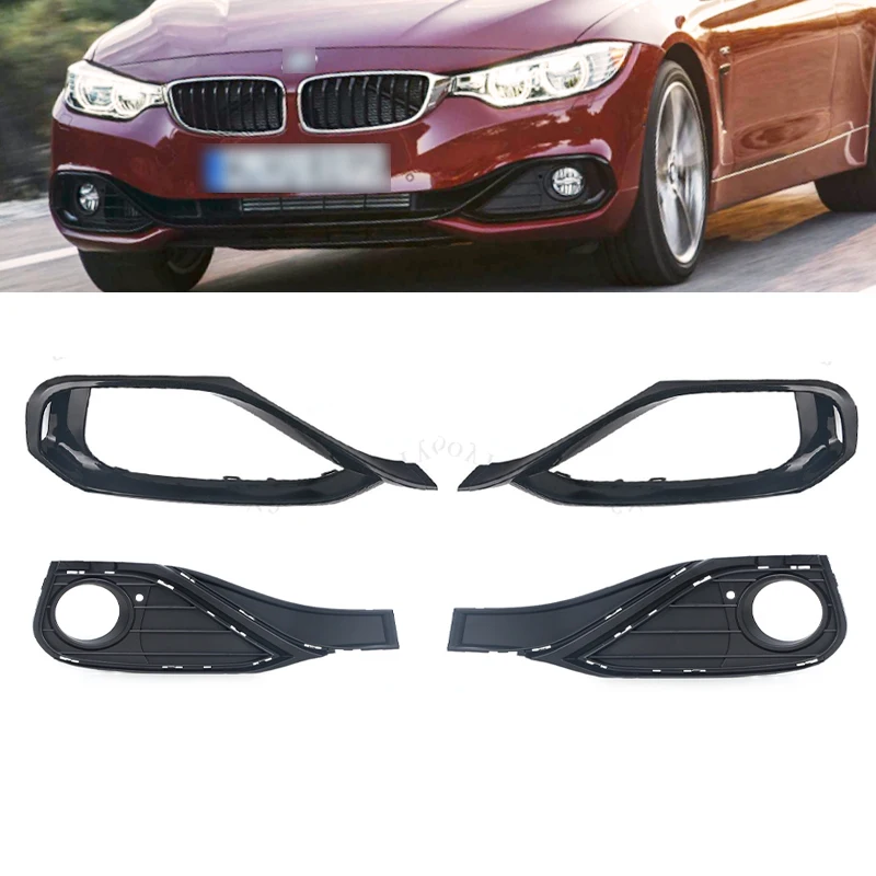 Car-Fog-Light-Trim-Griill-For-BMW-4-SERIES-F32-F33-F36-2013-2014-2015 ...